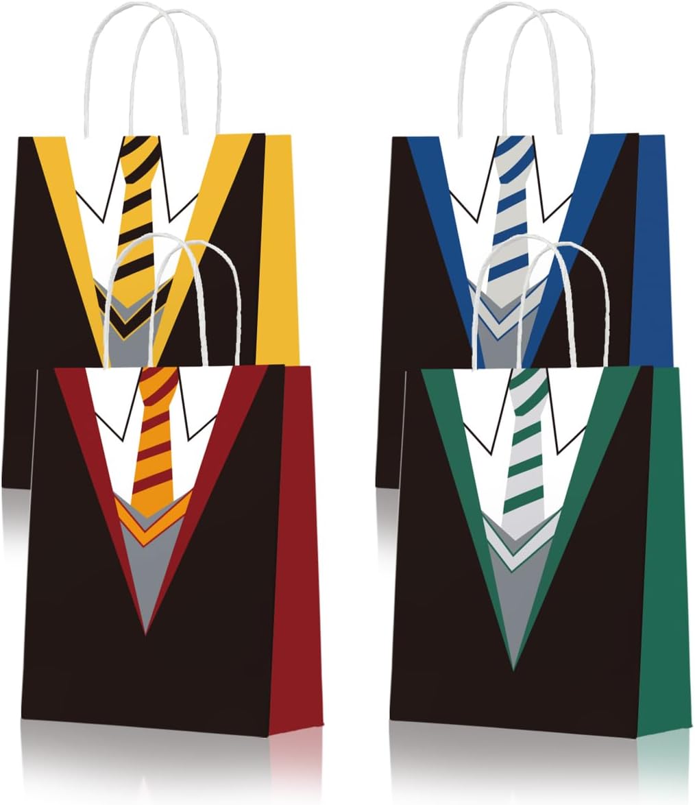 Amazon.com: 24 Pieces Magical Wizard School Party Goodie Bags, Magical ...