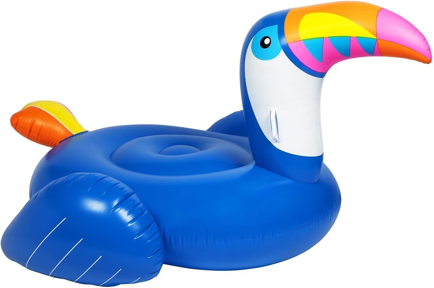 SunnyLIFE Luxury Adult Inflatable Pool Float Ride On Beach Toy Toucan ...