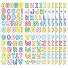 Letter Stickers, 540PCS Colored Self Adhesive Letters Stickers ...