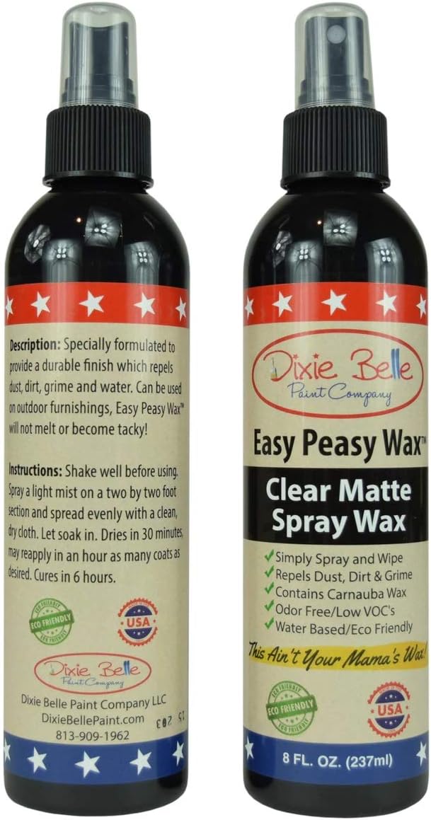 Amazon.com: Dixie Belle Easy Peasy Spray Wax | Clear Matte Sprayable ...
