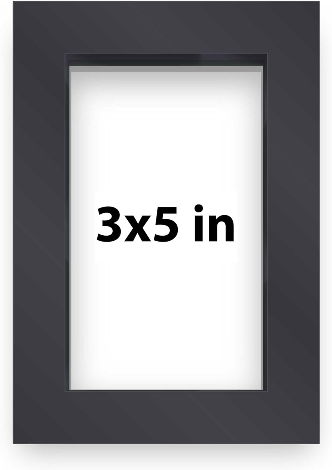 Amazon.com - 3x5 Inch Shadow Box Display Frame Matte Black Finish | 3/4 ...