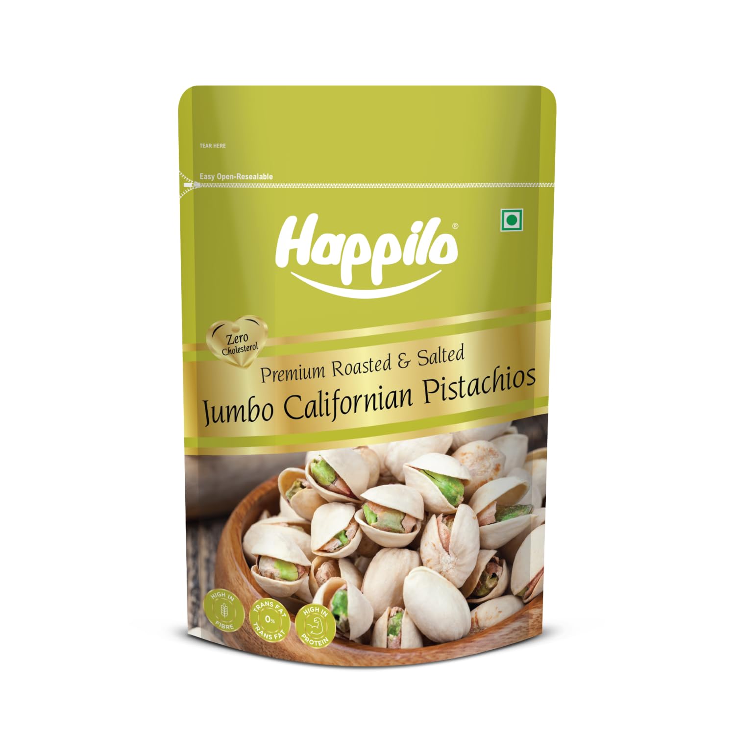 Happilo Premium California Roasted & Salted Pistachios 200 g | Pista ...