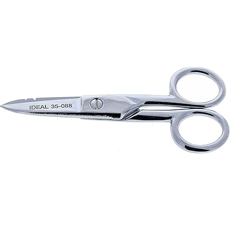 IDEAL Industries, Inc. 35-088 Electrician's Scissors, Heavy-Duty ...