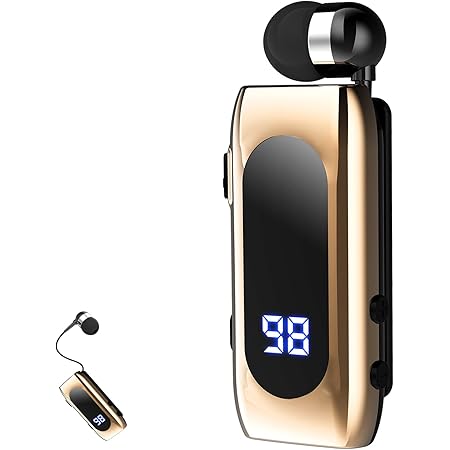 Amazon.com: Retractable Wireless Headset Headphone Stereo Earphone V5.0 ...