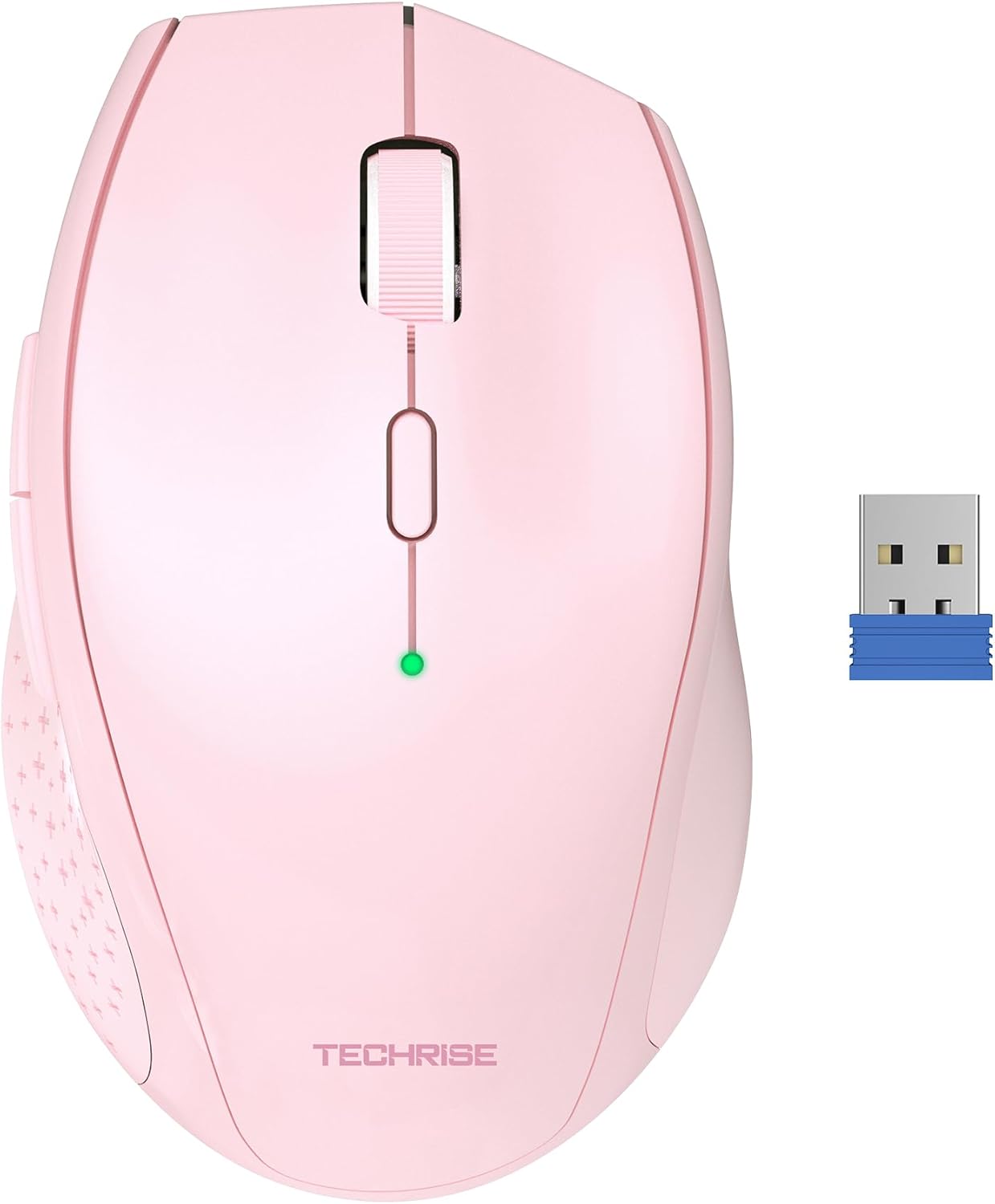Amazon.com: TechRise Wireless Mouse 4800 DPI, 2.4G USB Computer Mouse ...