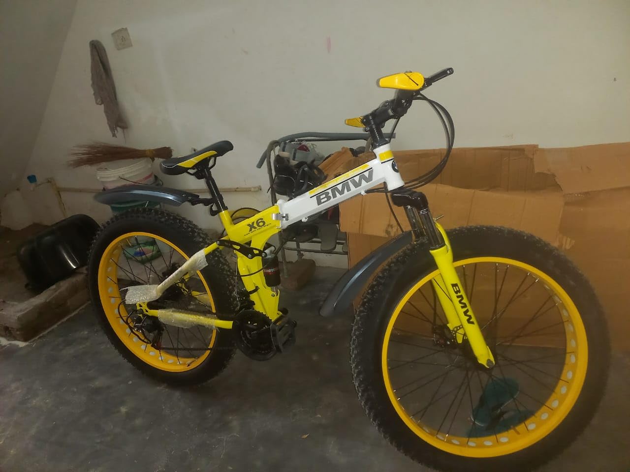 Buy ZA ENTERPRISES Unisex Folding Bmw Mountain Bicycle |Foldable Gear ...