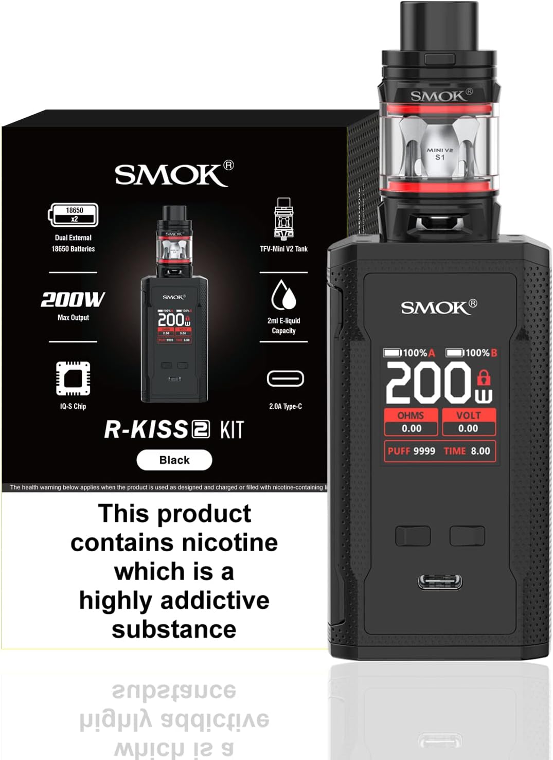 SMOK R Kiss 2 Vaping Kit, Ergonomic, Stylish and High-Performance ...