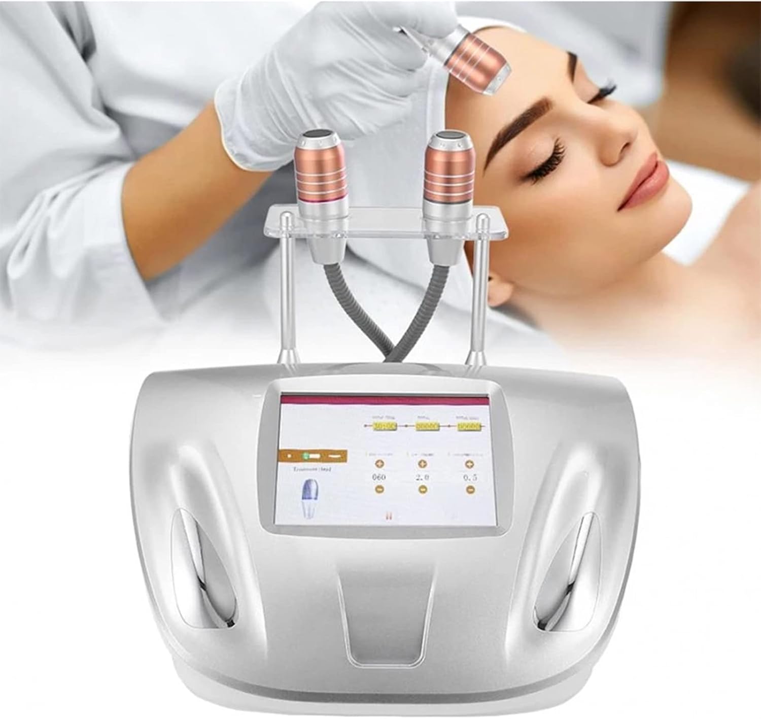 HSRG Machine portable VMax Hifu, Machine de beauté du visage avec 2 ...
