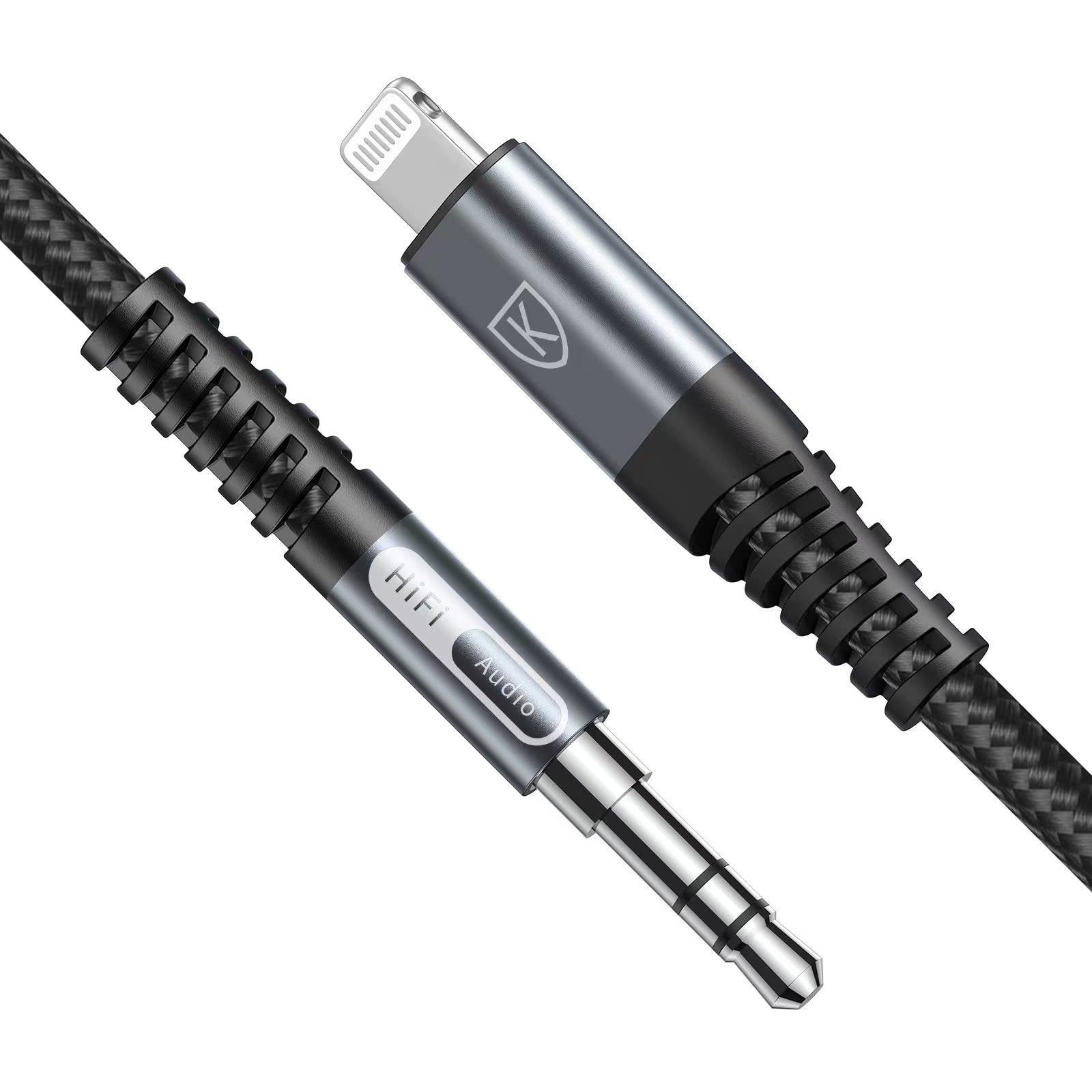 Amazon.com: Lightning to 3.5mm iPhone AUX Cord 6FT [Apple MFi Certified ...