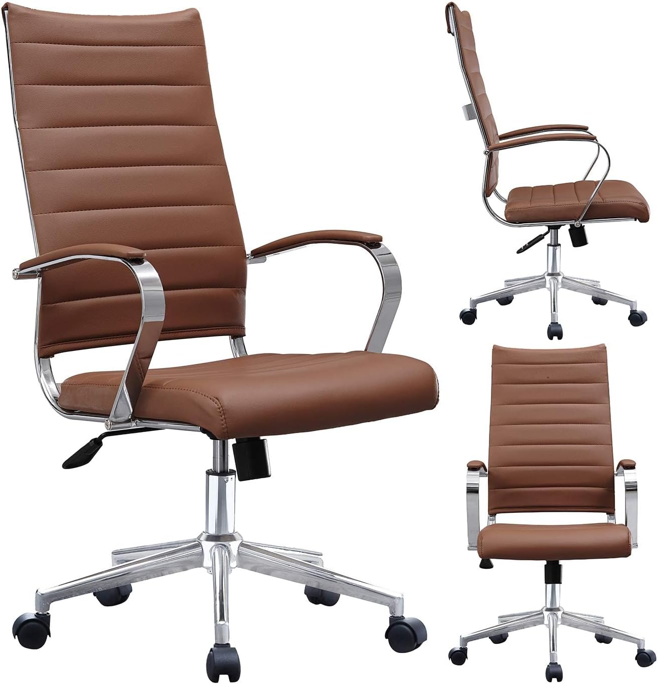 Amazon.com: 2xhome Contemporary Mid Century Modern High Back Tall ...