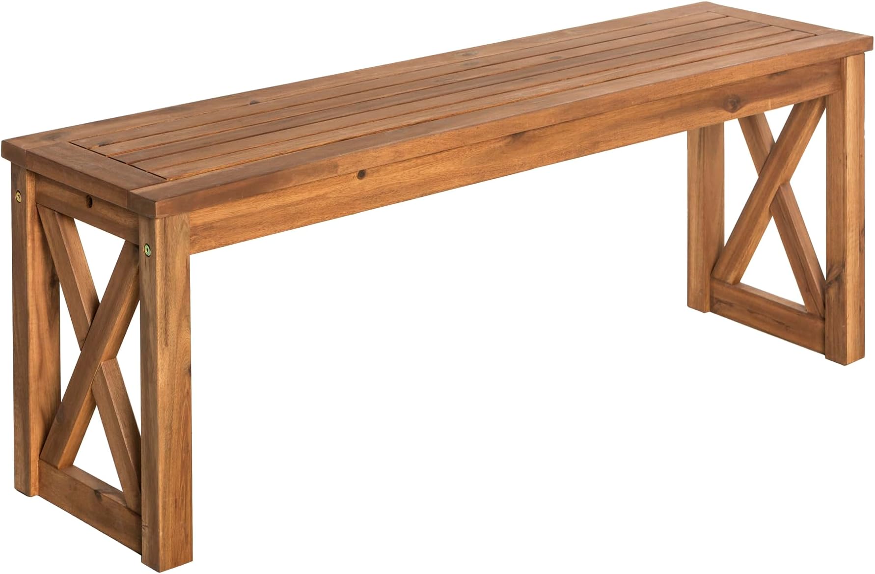 Amazon.com: SRL Rustic Logwerks Indoor Bench — Pine & Cedar Wood Bench ...