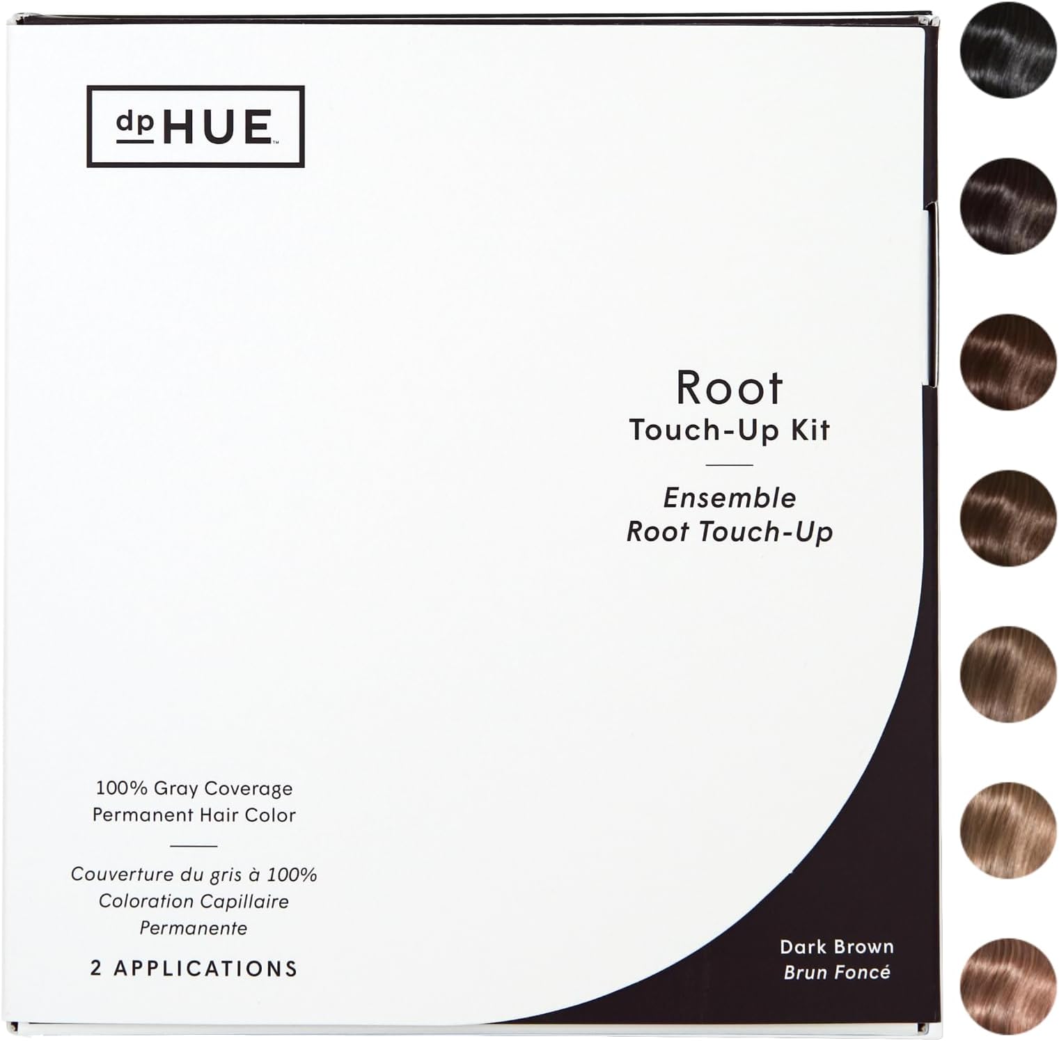 Amazon.com: dpHUE Root Touch-Up Kit, Dark Brown - Permanent Hair Color ...