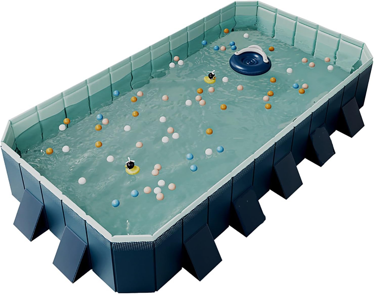 Amazon.com: Foldable Swimming Pool,Large outdoor swimming pool in ...