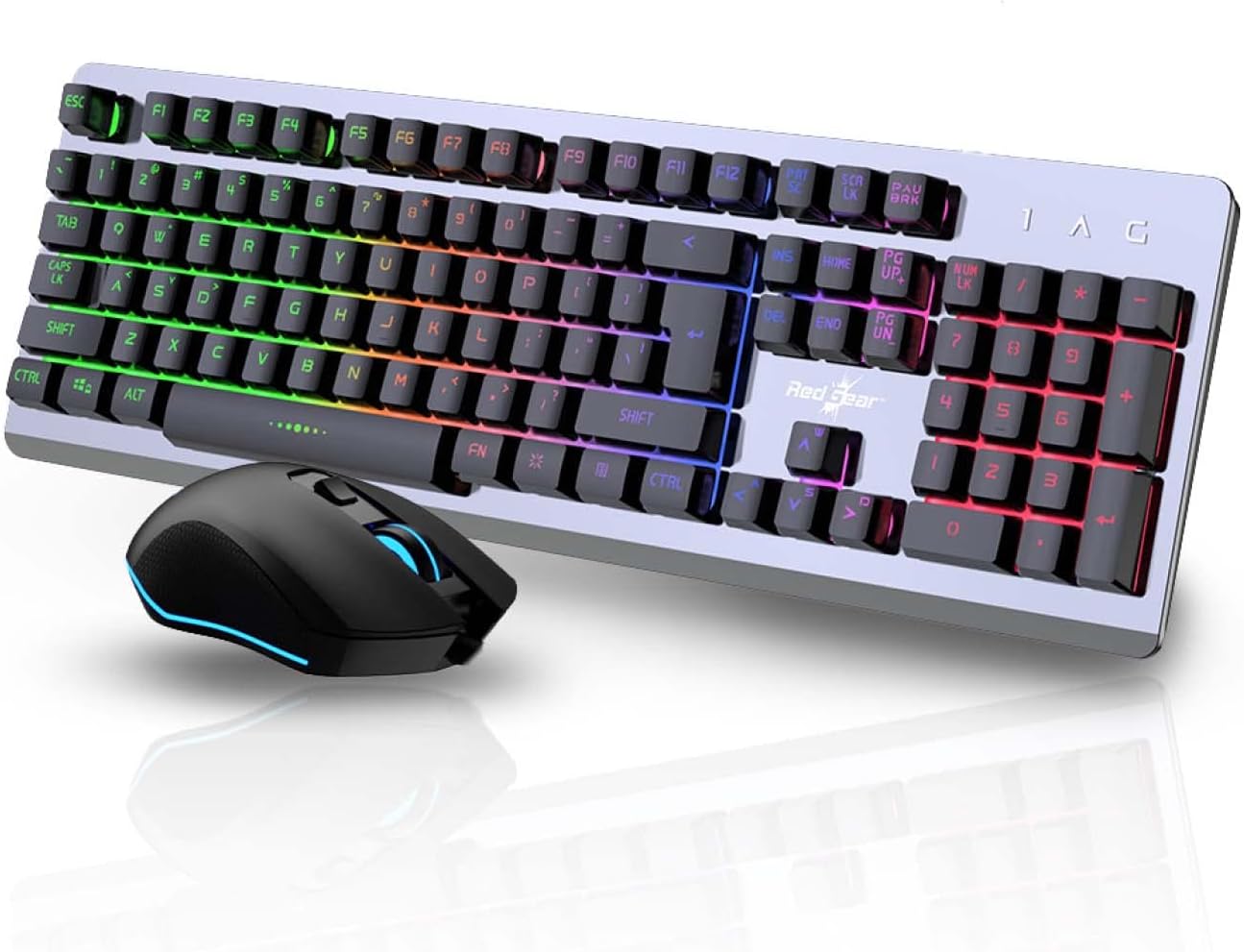 Amazon.in: Buy Redgear GC-100 Keyboard and Mouse Set with 3 Mixed LEDs ...