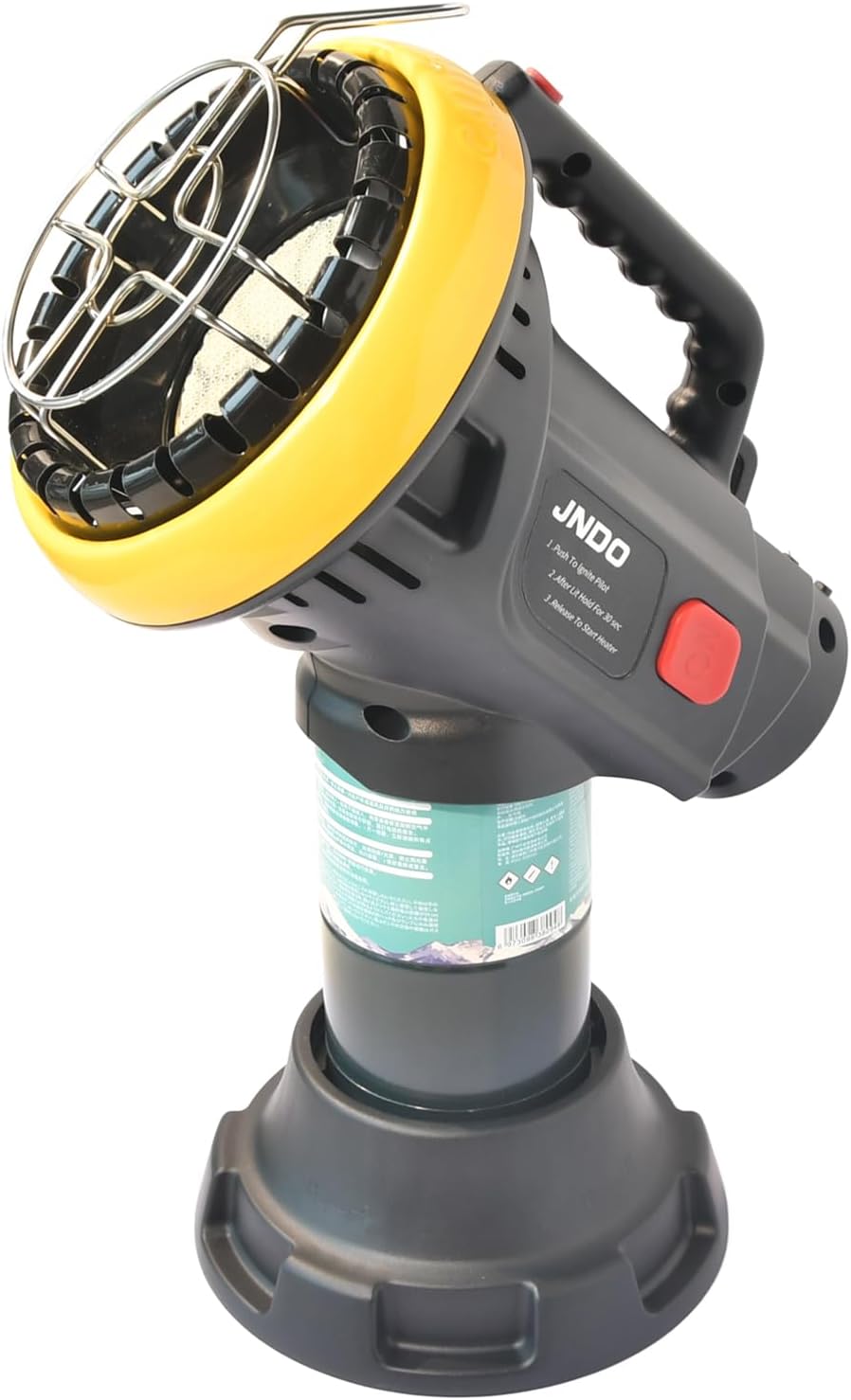 Amazon.com: JNDO Portable Propane Heater 4000-BTU Camping Fishing Tent ...