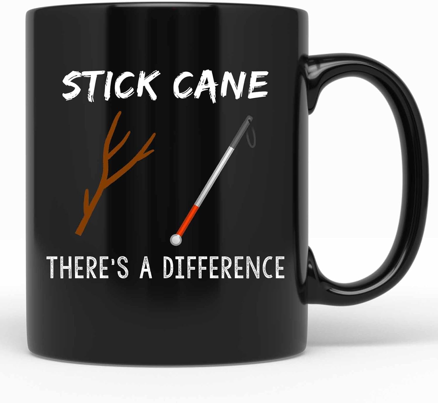 Amazon.com: Vision Specialist Mug, Stick Cane There's A Different ...
