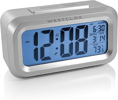 Amazon.com: Timegyro Small Digital Clock Battery Operated, LED Travel ...