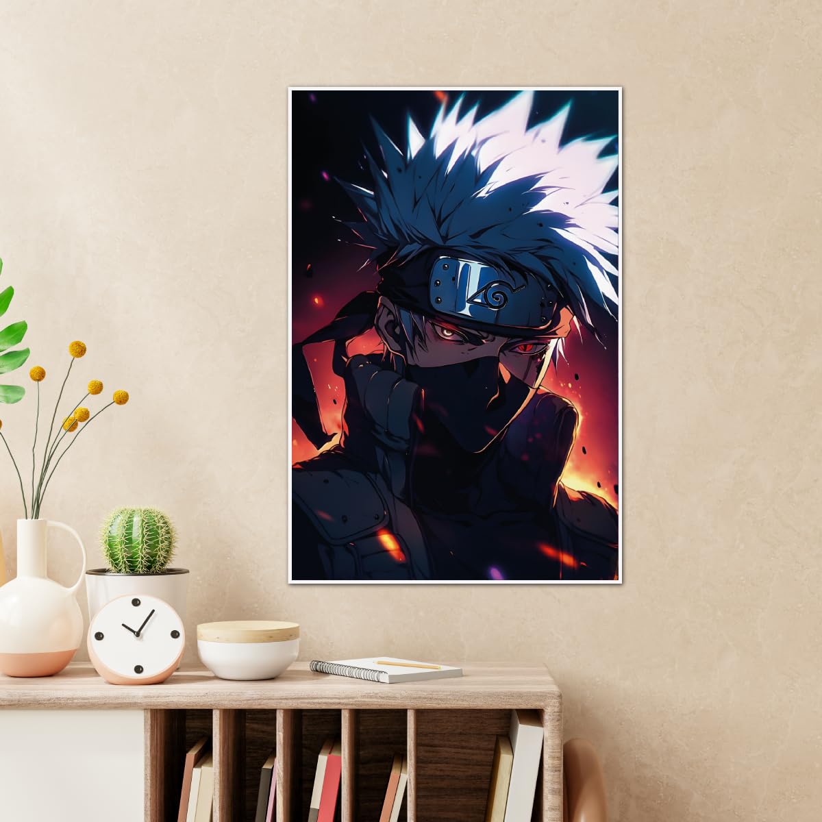 TenorArts Kakashi Hatake Poster Naruto Anime Wall Posters with Thick ...