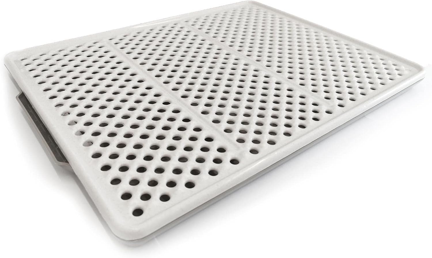 Cat Centre Grey Cat Litter Tray Mat 41cm Cats Waste Sieve Sift Sifter ...