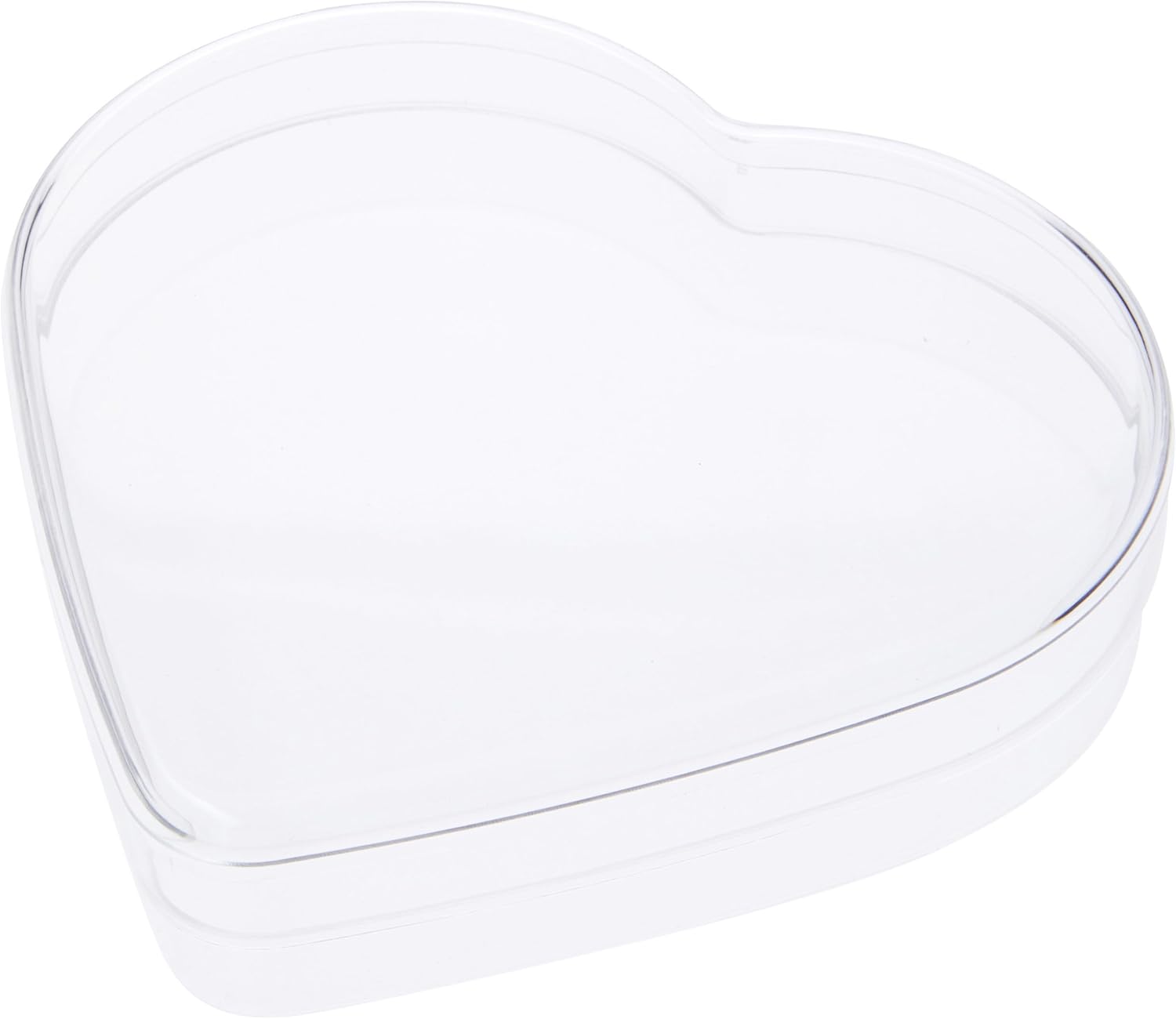 Amazon.com - Pioneer Plastics 174C Clear Heart Shaped Plastic Container ...