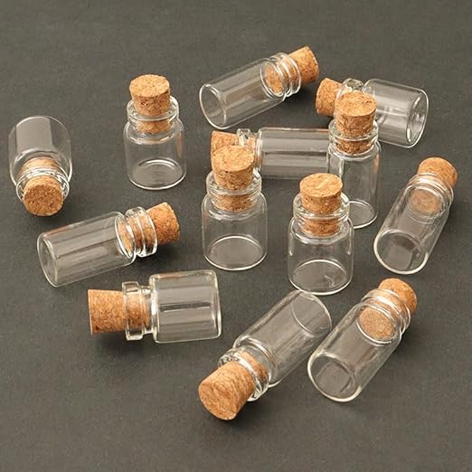 Amazon.com: 10Pcs Dollhouse Glass Jars Miniature: 1/12 Scale Glass ...