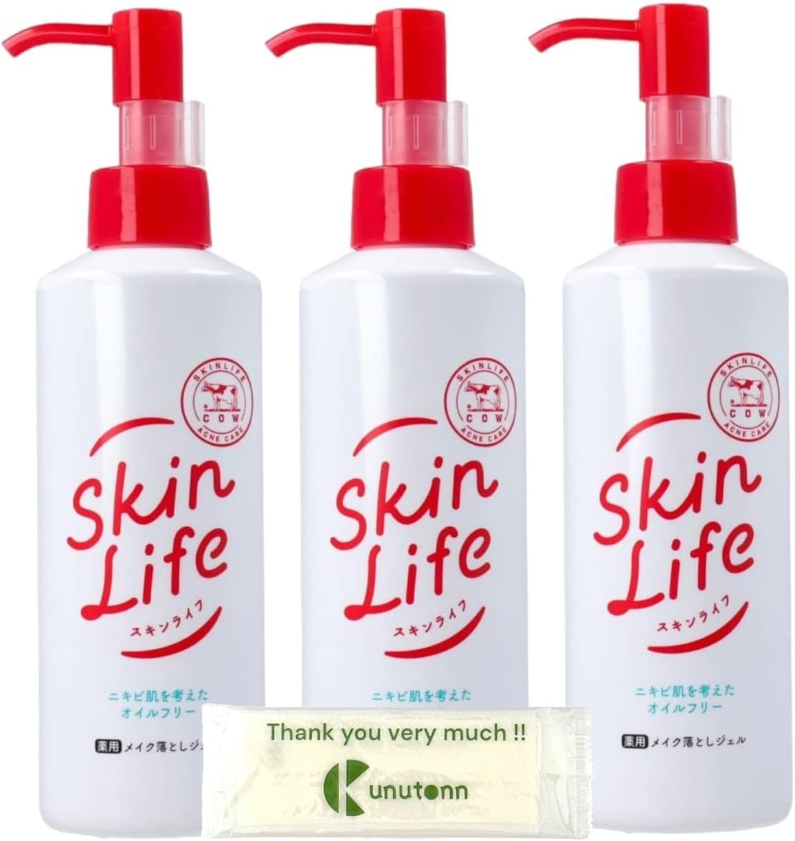 Amazon | スキンライフ 薬用 メイク落としジェル 医薬部外品 シトラスブーケの香り 150g 3本セット + Kunutonnオリジナルロゴ入りeおまけ付 | Kunutonn ...