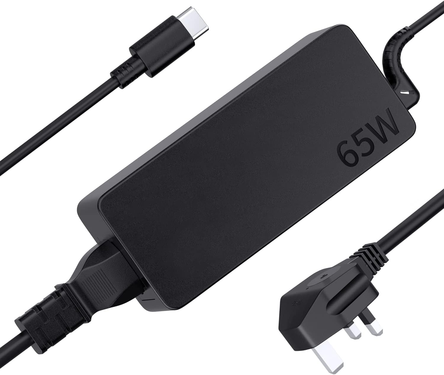 65W USB-C Laptop Charger for Lenovo ThinkPad X1 T14 T15 T480 T480s T490 ...