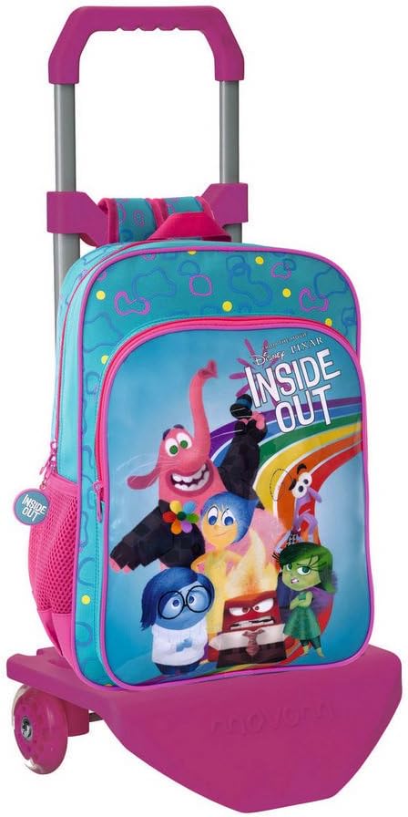 Disney Inside out Mochila con Carro, 19.2 litros, Color Azul : Amazon ...