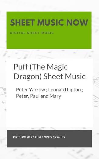 Puff (The Magic Dragon) Sheet Music eBook : Lipton, Leonard, Leonard ...