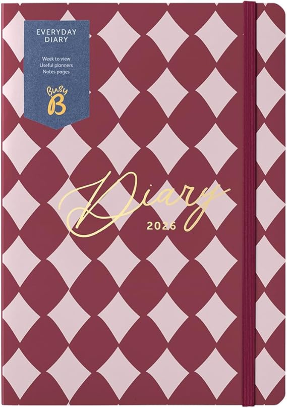 Busy B Everyday A5 Weekly Planner Diary 2026 - Compact Diary for ...