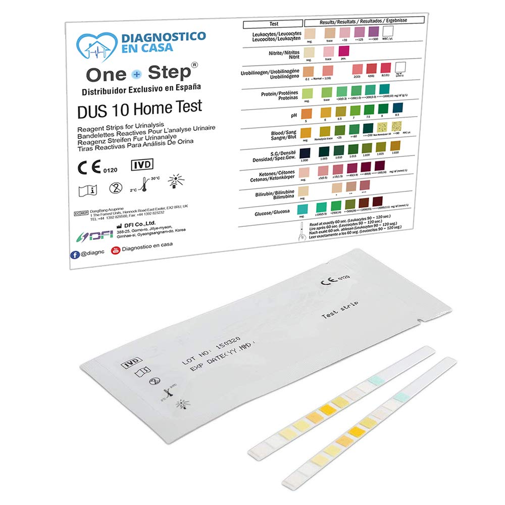 Buy 10 x Reagent Strips Urine Analysis Test 10 Parameters: Leukocytes ...