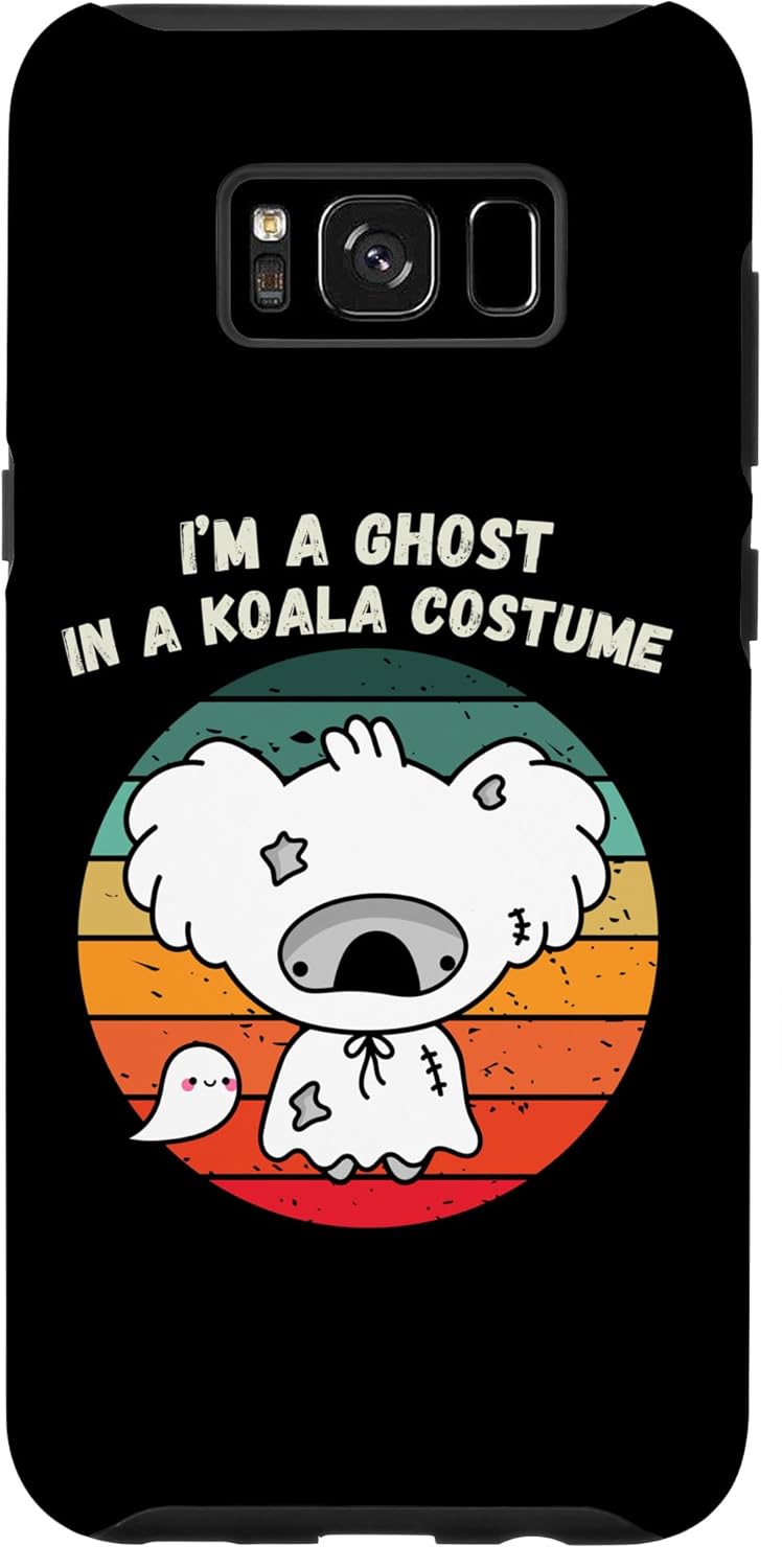 Amazon.com: Galaxy S8+ I'm Really A Ghost Halloween Costume Cute Ghost ...