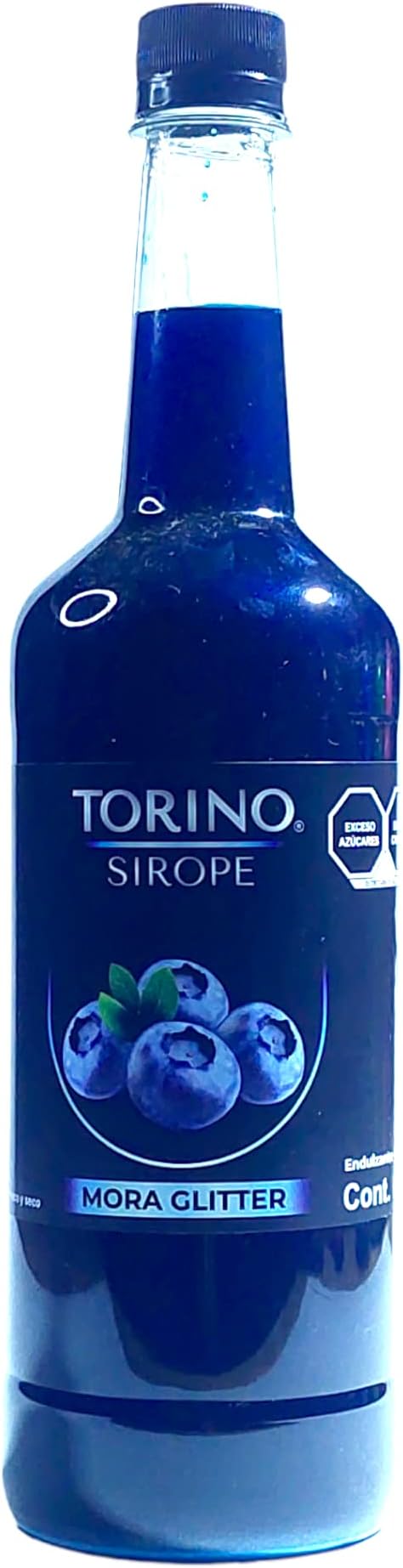 Jarabe Sirope Glitter Mora Azul Torino de 1 Lt : Amazon.com.mx ...