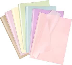 Amazon.com: Larcenciel 70 Sheets Tissue Paper, Metallic Gift Tissue ...