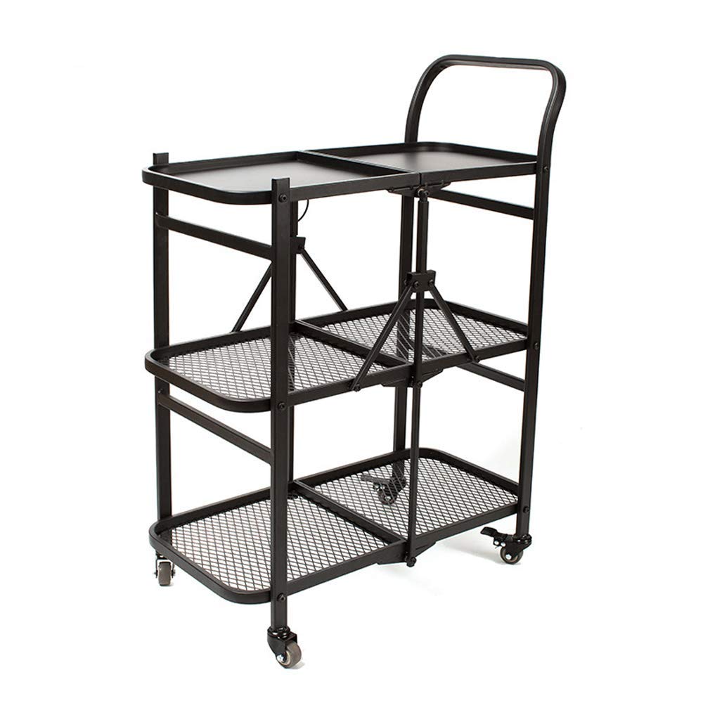 Buy CHUNSHENN Folding storage wheel cart - removable collecting cart ...