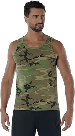 Amazon.com: Rothco Vintage Woodland Camo Tank Top: Athletic Tank Top ...