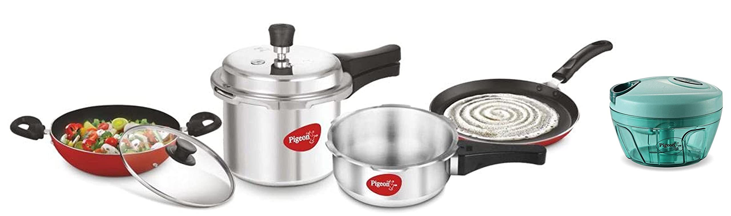 Buy Pigeon Aluminium Starter Kit Mini & Plastic Mini Handy And Compact ...
