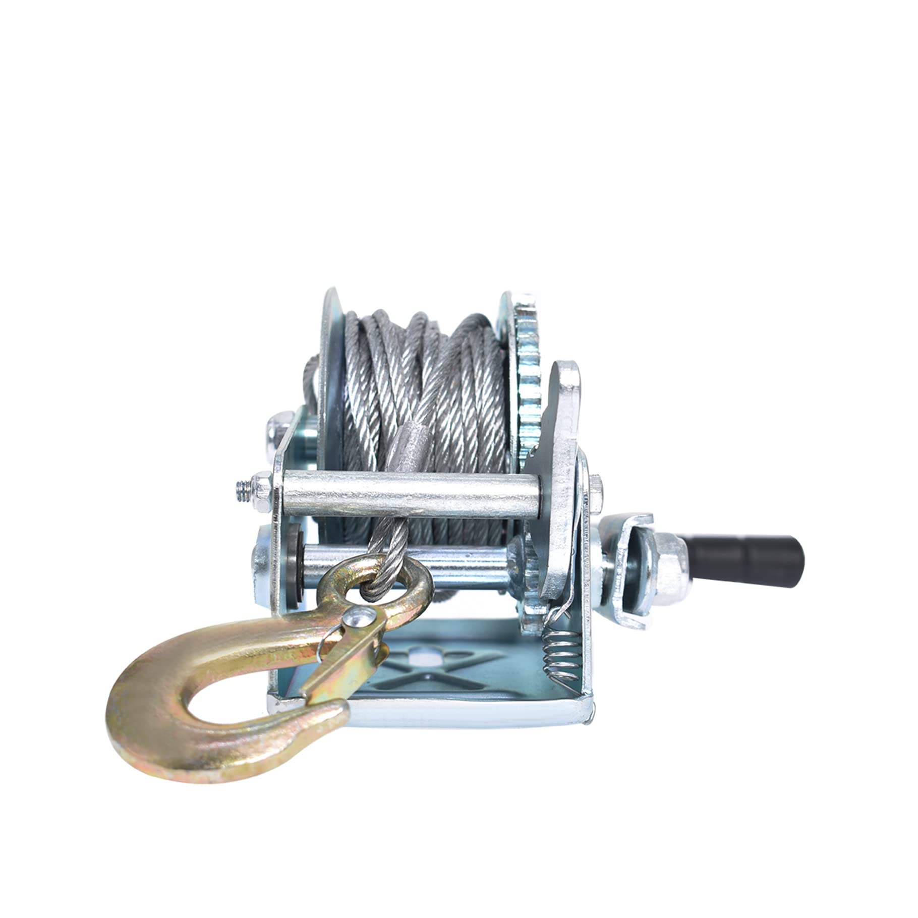 Amazon.com: Timunr Heavy Duty Hand Winch 600LBS Hand Winch Steel Boat ...