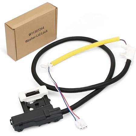 Amazon.com: W11307244 Washing Machine Lid Lock Assembly (W10838613) for ...