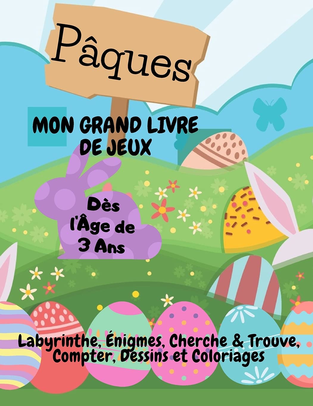 Buy Mon Grand Livre de Jeux Pâques: Dès l'Âge de 3 Ans, Labyrinthe ...