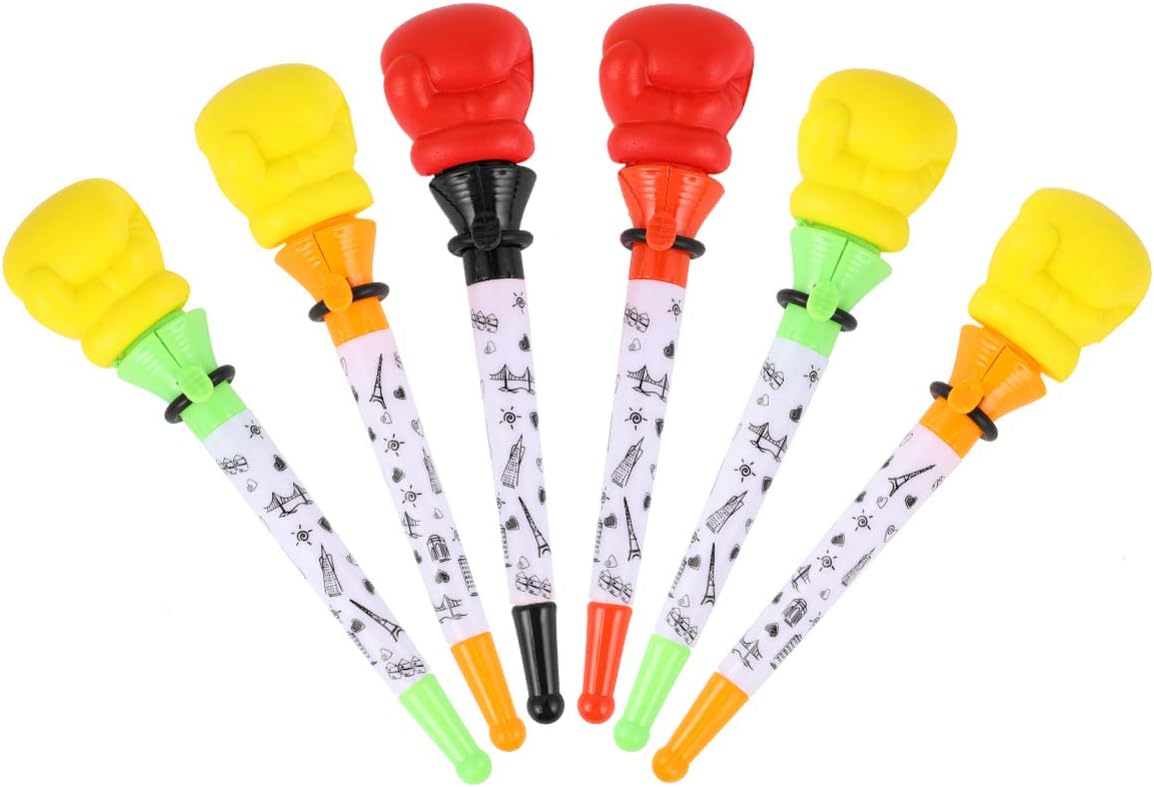 Amazon.com : NUOBESTY 6pcs Boxing Gloves Bouncing Ballpoint Pens ...