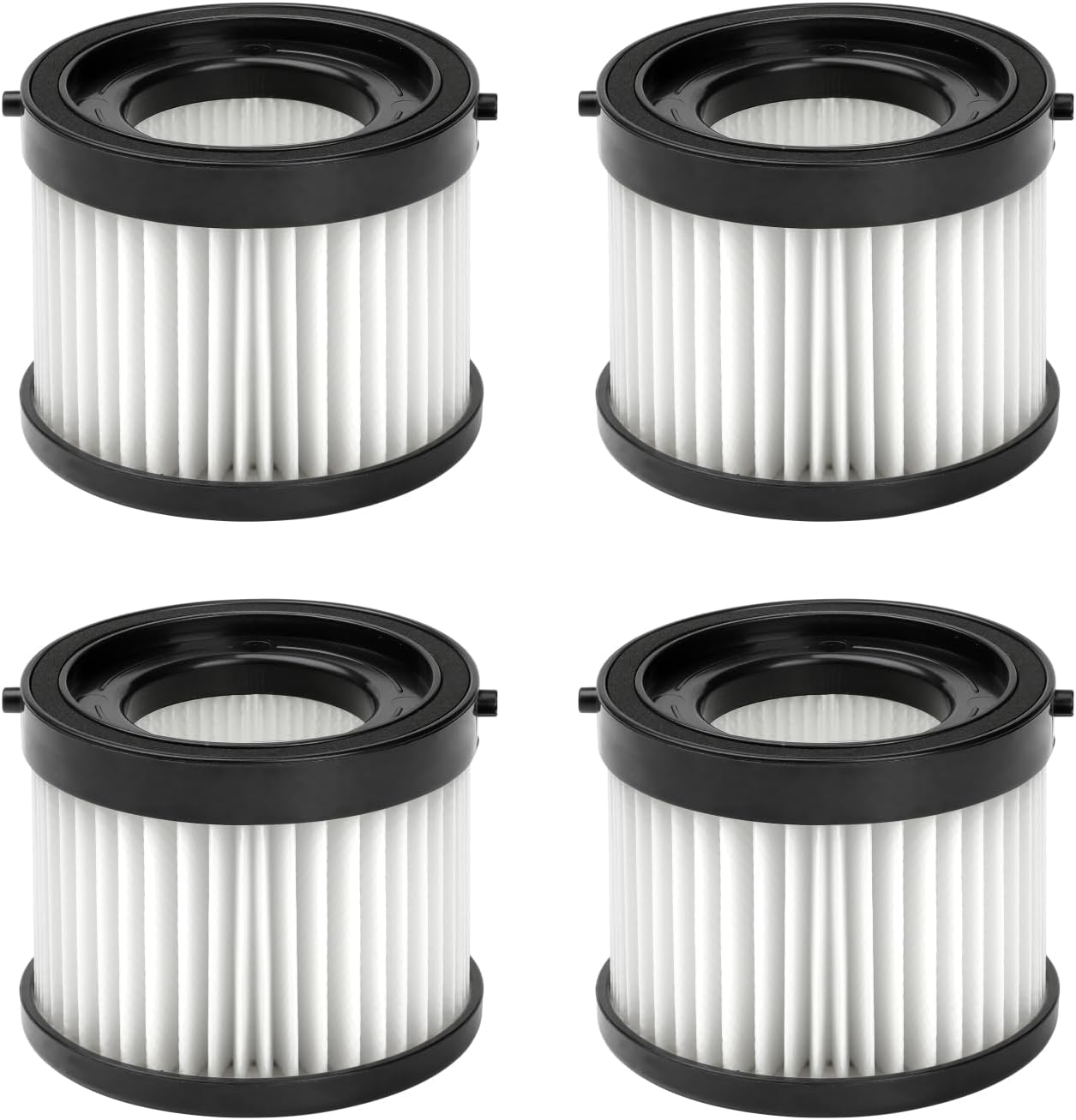 4 Pack Vacuum Filter Replacement Compatible with Milwaukee 49-90-0160 ...
