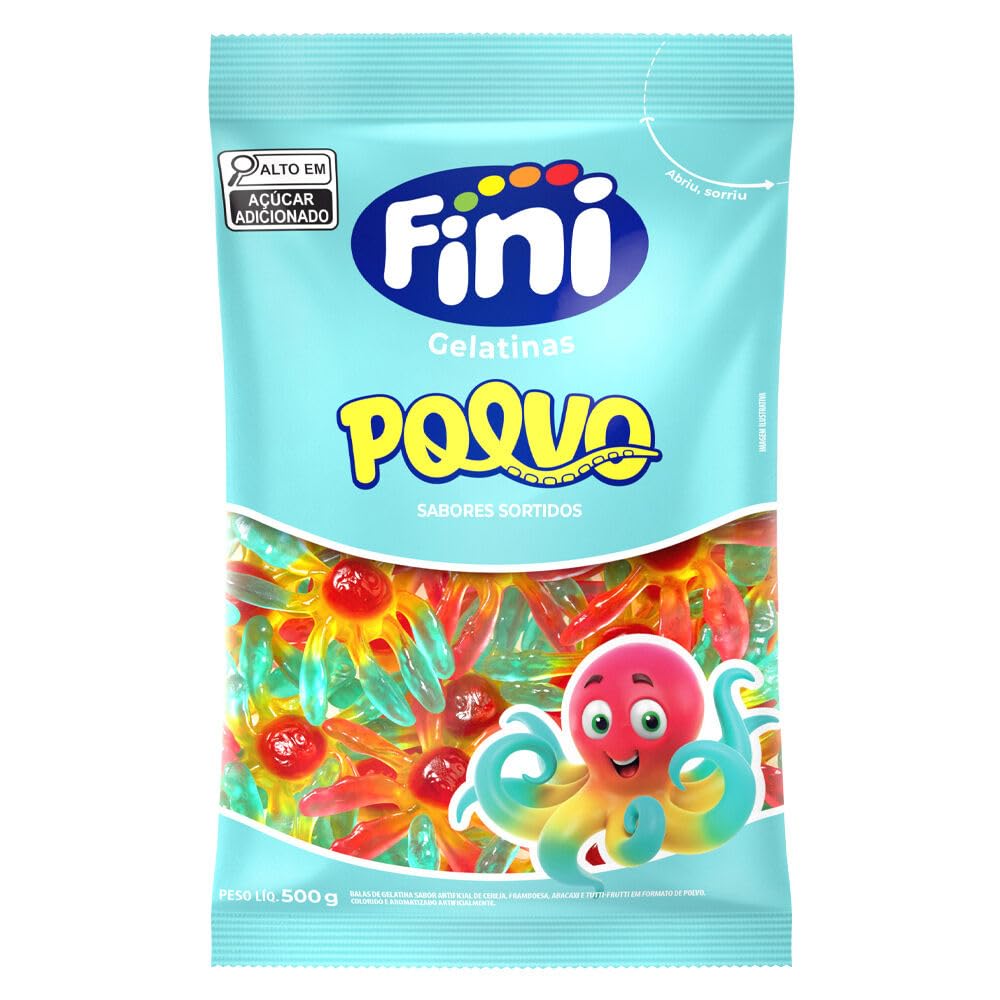 Bala Gelatina Fini Polvo Brilho Frutos do Mar 500g | Amazon.com.br