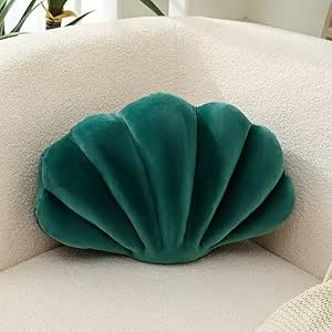 Amazon.com: FZETVN Velvet Seashell Throw Pillow, Soft Seashell Pillows ...