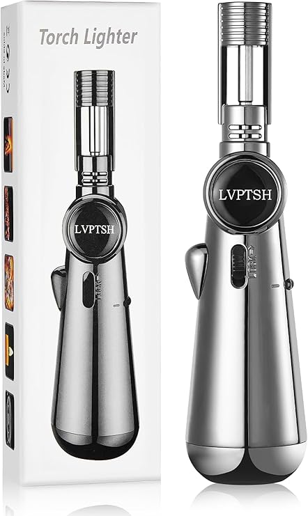 Amazon.com: Butane Torch Lighter, Refillable Kitchen Torch Cooking ...