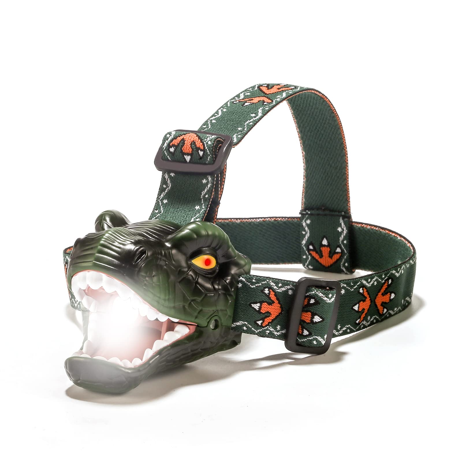 Dinosaur Kids Headlamp, T-Rex Dinosaur Led Headlamp Flashlight ...
