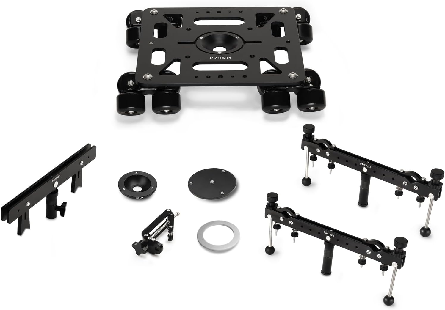 Amazon.com : PROAIM Polaris Mini Portable Video Camera Dolly w ...