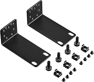 Amazon.com: PhyinLan Rack Ear Kit for TP-Link 19-inch Rackmount Switches 1U Rack Width Extender ...