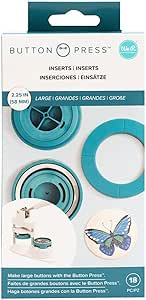 Amazon.com: 6 Pack: We R Memory Keepers® Button Press™ Large Inserts