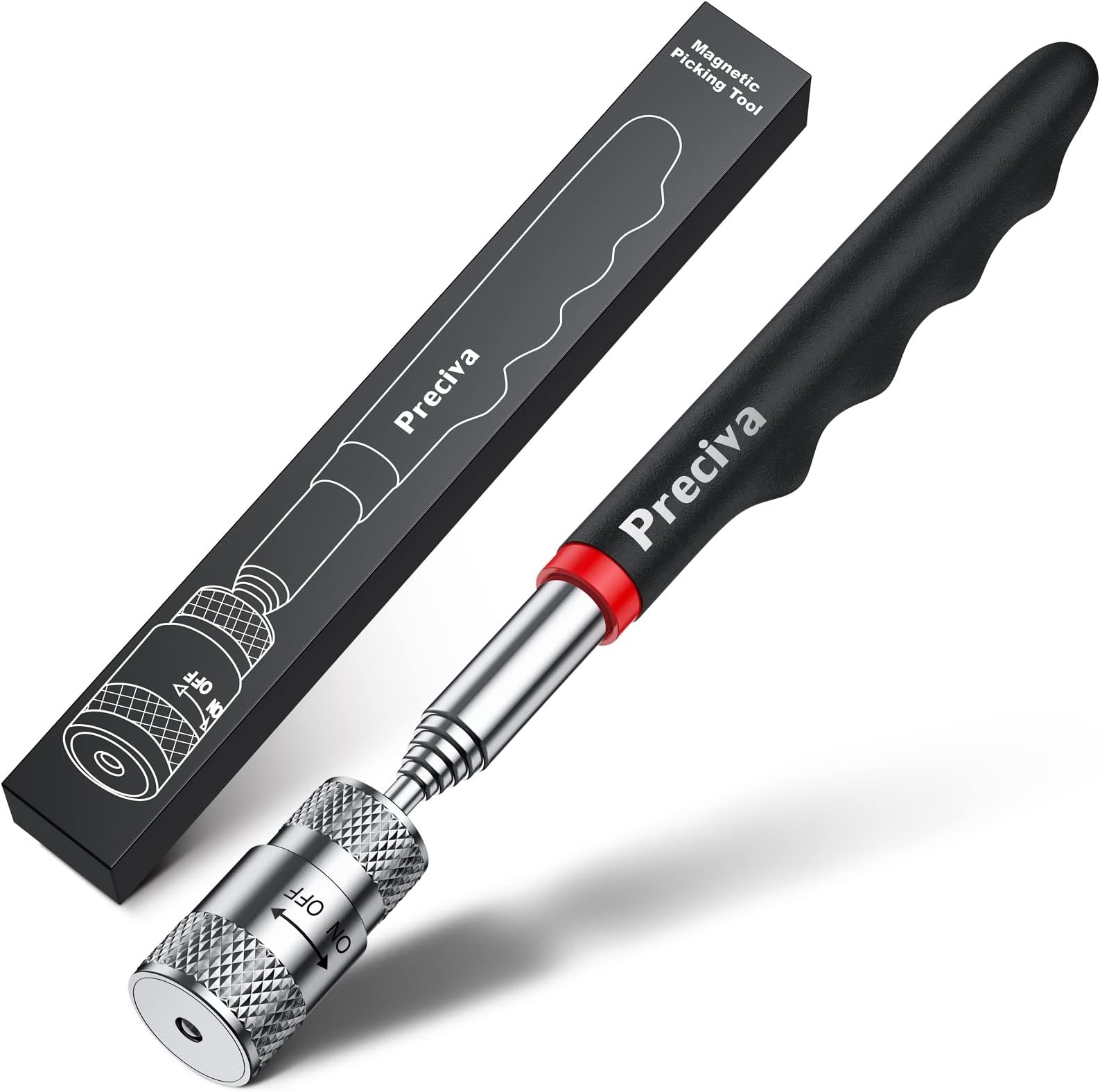 Magnetic Pickup Tool, LED Light, Extendable to 80 cm/31 inch, Lift ...